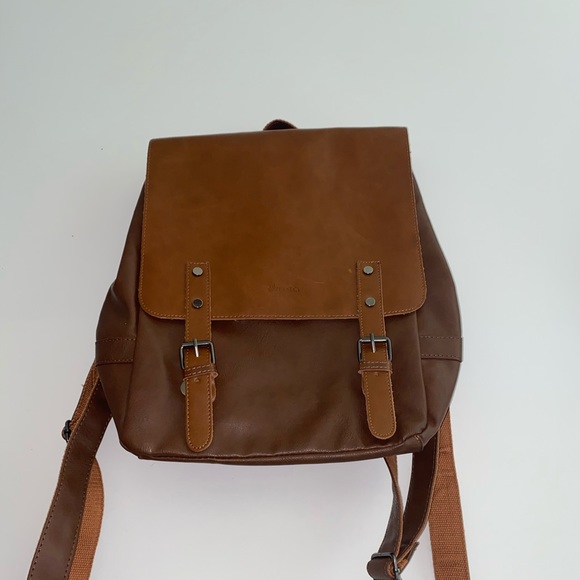 Zebella | Bags | Zebella Brown Leather Back Pack | Poshmark